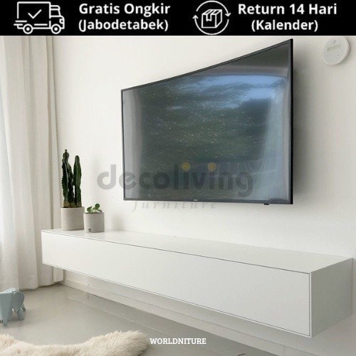 Jual Decoliving Azki Meja TV Minimalis Modern 1 Pintu dan 3 Sekat ...