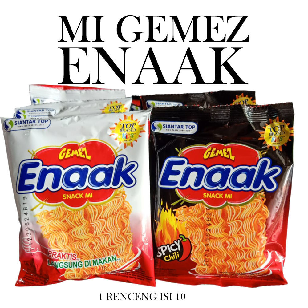 Jual SNACK MI GEMEZ ENAAK RENCENG ISI 10 By Toko DUNIA VARIASI SURABAYA ...