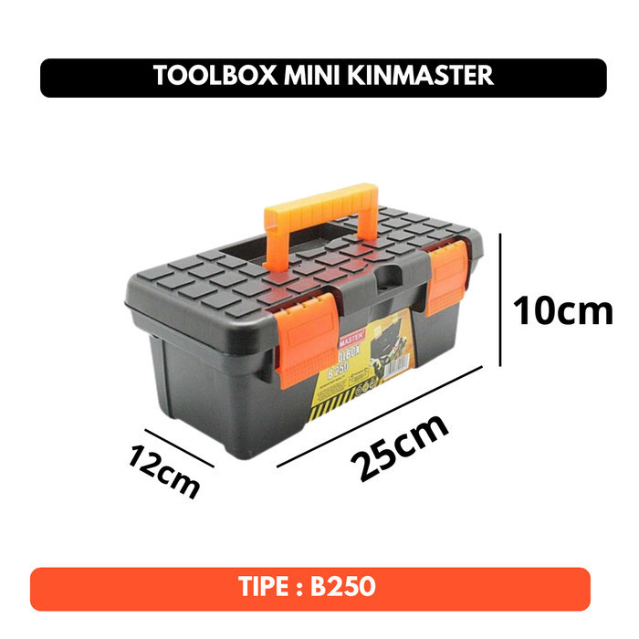 Jual Tool Box Mini Kecil Toolbox Kenmaster B250 Komponen Listrik ...