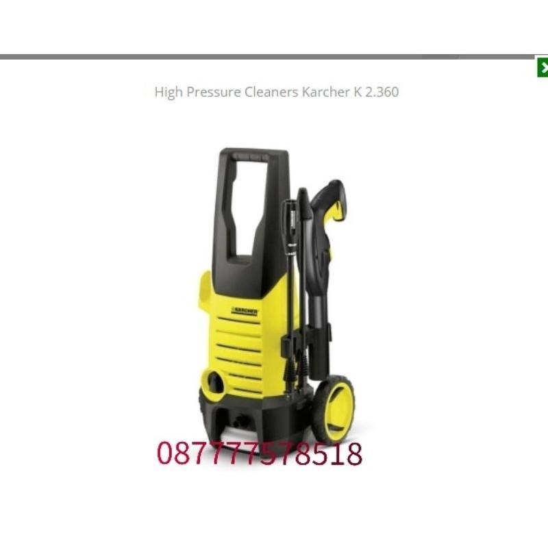 Jual Karcher K2. 360 # Jet Cleaner Mesin Cuci Mobil dan Motor # High Pressure Karcher | Shopee ...