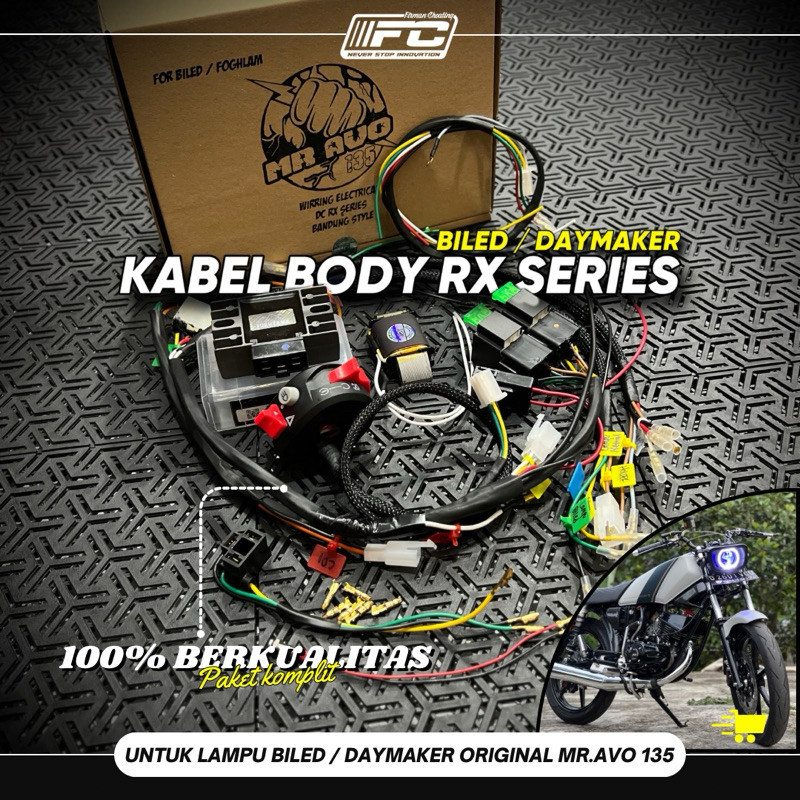 Jual KABEL BODY BILED BILLED DAYMAKER RX KING BANDUNG STYLE NEW MODEL ...