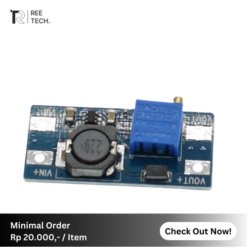 Jual Reetech Product MT3608 2A Max DC-DC Step Up Power Module Booster Power Module | Shopee ...
