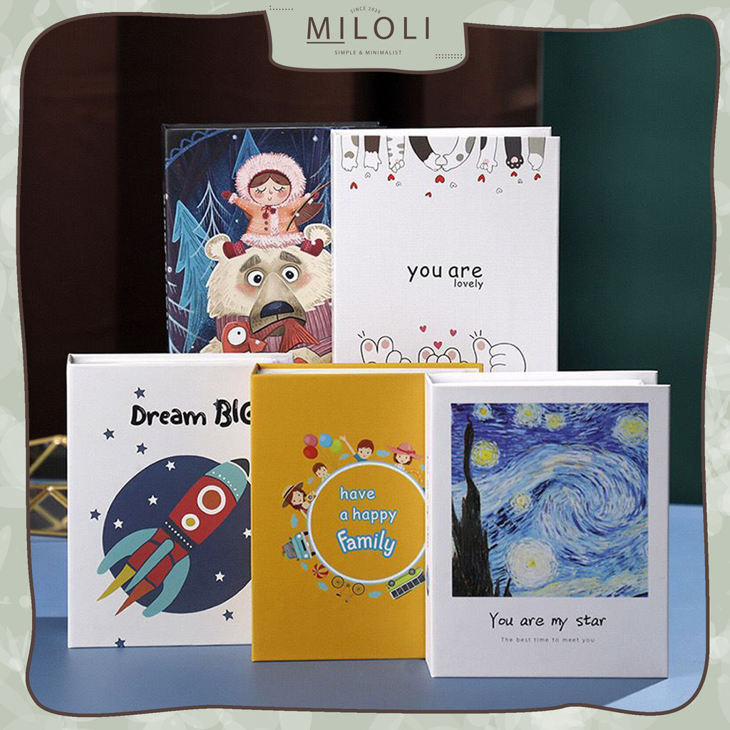 Jual [MILOLI] 50 Sheets PHOTO ALBUM A6 - 4R Bag Type Storage Book ...
