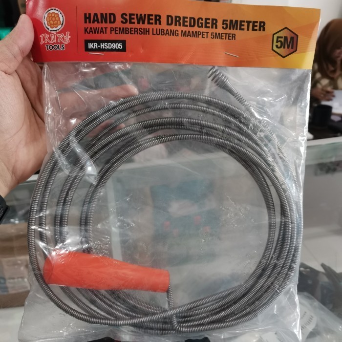 Jual Kawat pembersih pipa mampet 10 meter 5 meter IKURA hand sawer pipe ...