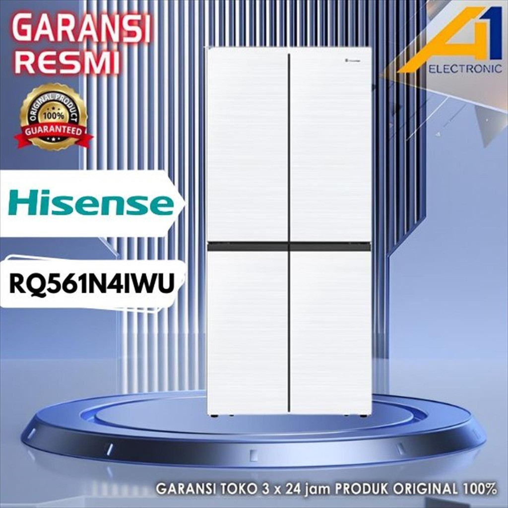 Jual HISENSE KULKAS RQ561N4IWU / RQ 561N4IWU , MULTI DOOR 4 PINTU ...