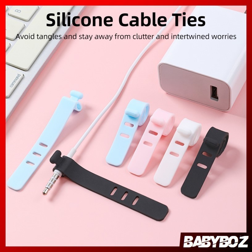 Jual BABYBOZ - Silicone Cable Tie Management SILIKON PERAPI KABEL ...