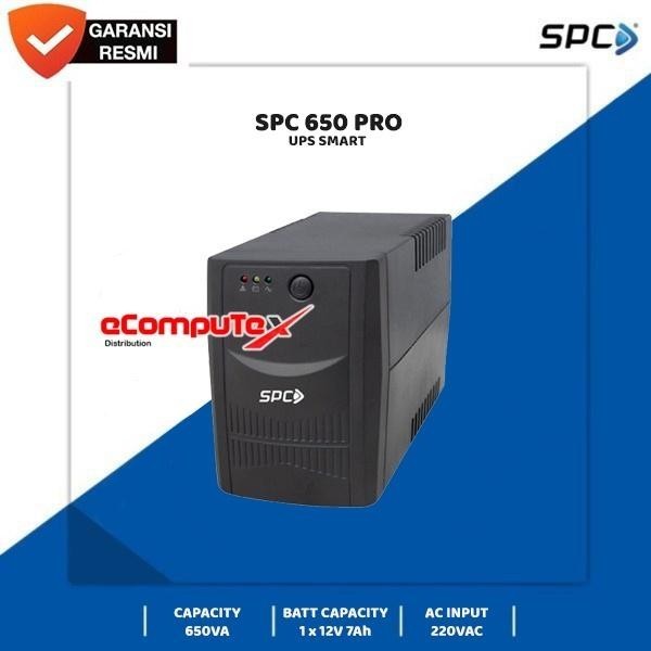 Jual SPC UPS SMART 650 PRO - 650VA 220VAC | Shopee Indonesia