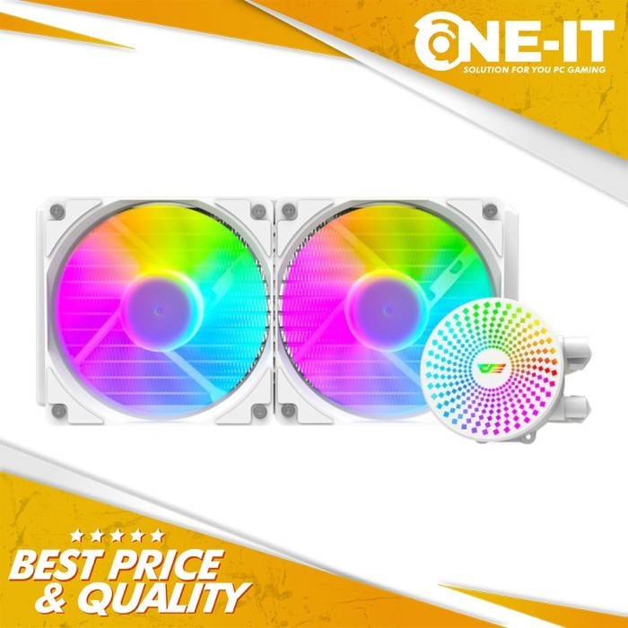 Jual Darkflash Radiant DC 240 Liquid CPU Cooler White DC240 AIO ...