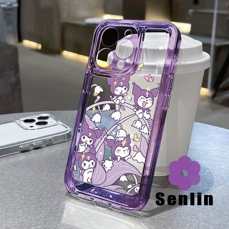 Jual Sanrio Kurome Casing ponsel transparan Case hp Samsung A17 5G A07 A26 5G A56 5G A36 A16 5G ...