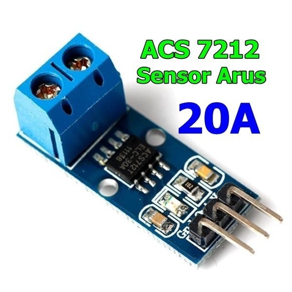Jual sensor arus ACS712 range 20A module current sensor module | Shopee ...