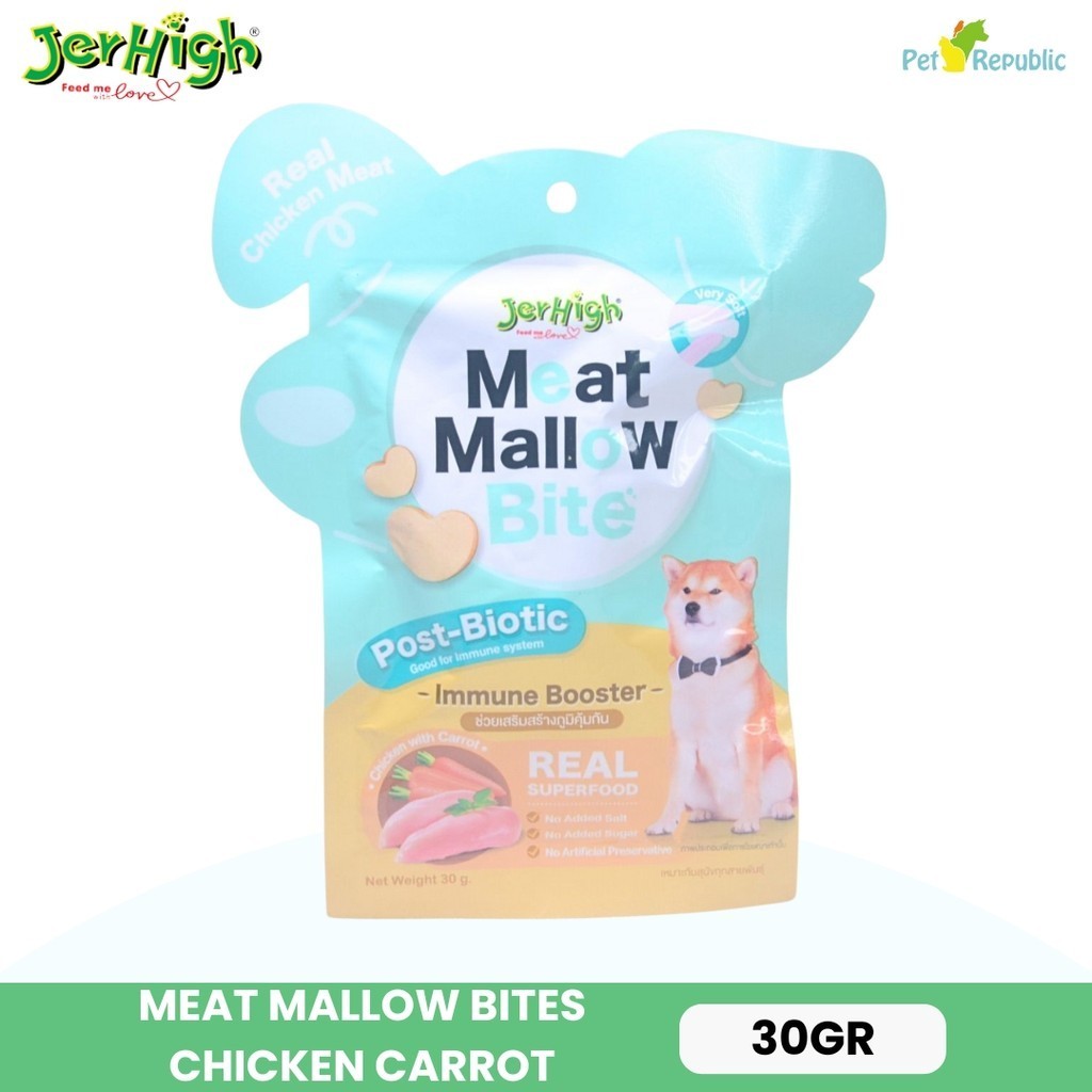 Jual JERHIGH Snack Anjing Meat Mallow Chicken Carrot 30g | Shopee Indonesia