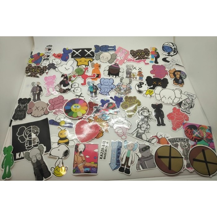 Jual Sticker Koper Rimowa / Trabel Label / Sticker Laptop - KAWS 50pcs ...