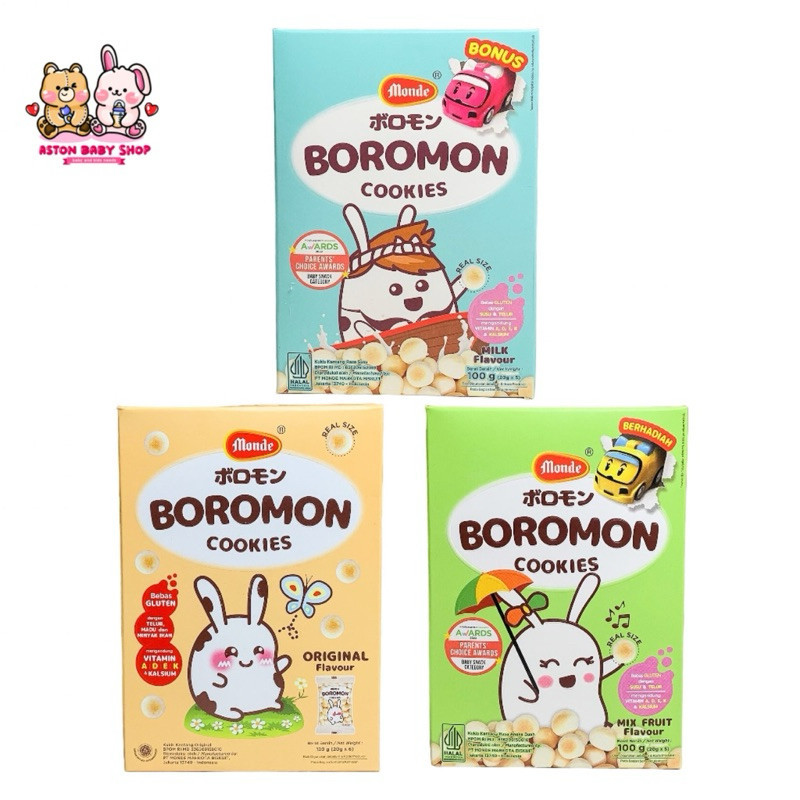 Jual Monde Boromon Cookies 100gr / Cemilan Bayi 10 Bulan Ke Atas ...