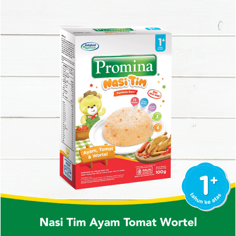 Jual Promina Nasi Tim Ayam Tomat Wortel 1+ 100g | Shopee Indonesia