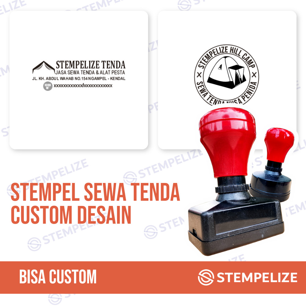 Jual Stempel Sewa Tenda Custom Desain | Shopee Indonesia