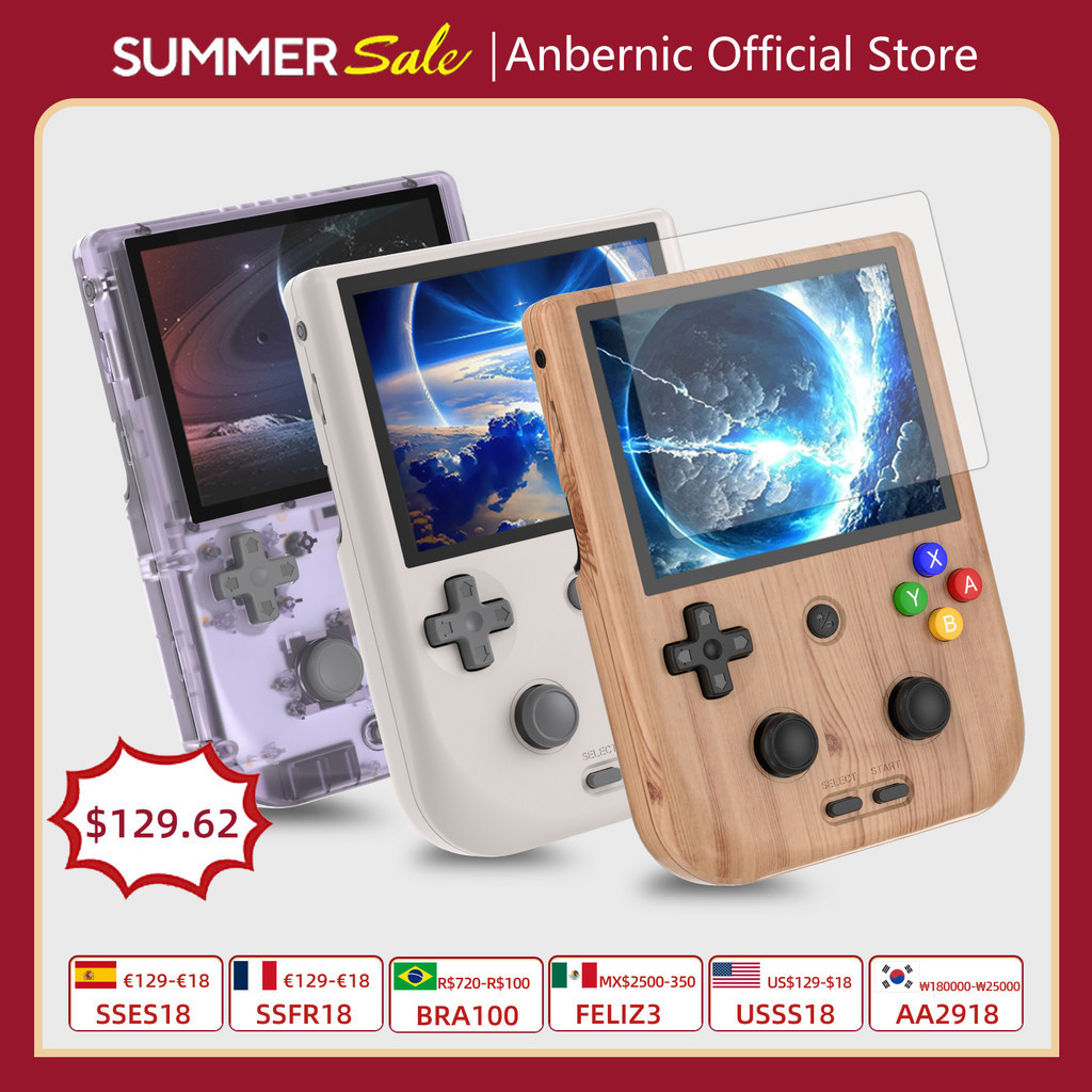 Jual ANBERNIC RG405V Handheld Game Console 4’’ IPS Touch Screen Android ...