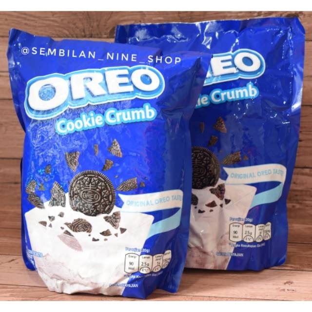 Jual OREO Cookie Crumb 1 Kg Black Cookies Crumbs Biskuit Remahan ...
