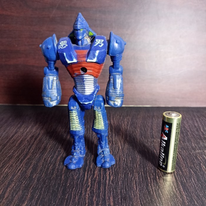 Jual mainan anak action figure robot real steel biru samurai | Shopee ...