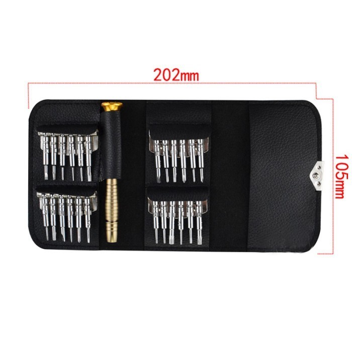 Jual Obeng Hp 1 Set Handphone Lengkap Bintang 5 Segi Enam 25 in 1 ...
