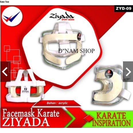 Jual (ZYD) Face mask Karate Ziyada Facemask Pelindung muka wajah kepala ...