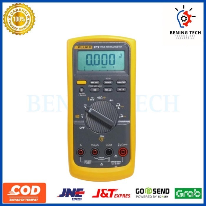 Jual FLUKE 87-5 Industrial True-RMS Multimeter Original 100% | Shopee ...