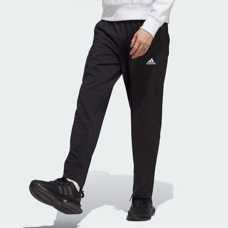 Jual Celana Training ADIDAS Essentials Stanford Open Hem Black IC9415 ...