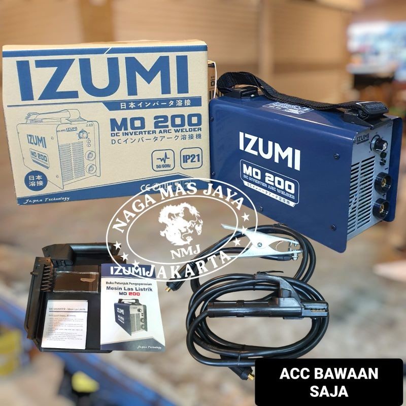 Jual MESIN LAS INVERTER IZUMI MO 200 / TRAFO LAS INVERTER IZUMI MO 200 / TRAVO LAS IZUMI MMA MO ...