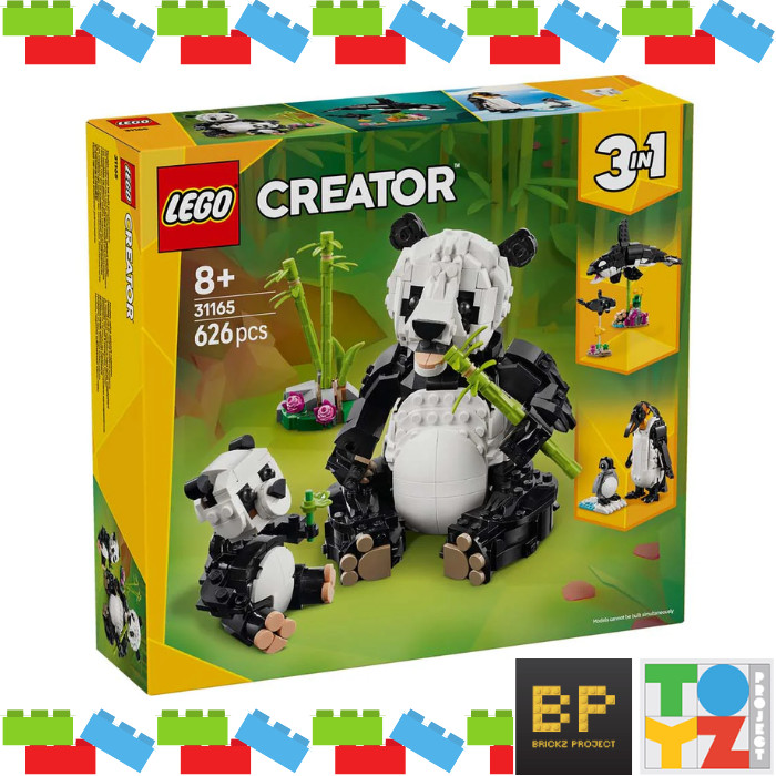 Jual Lego 31165 Creator - Wild Animals: Panda Family Tp01 | Shopee Indonesia