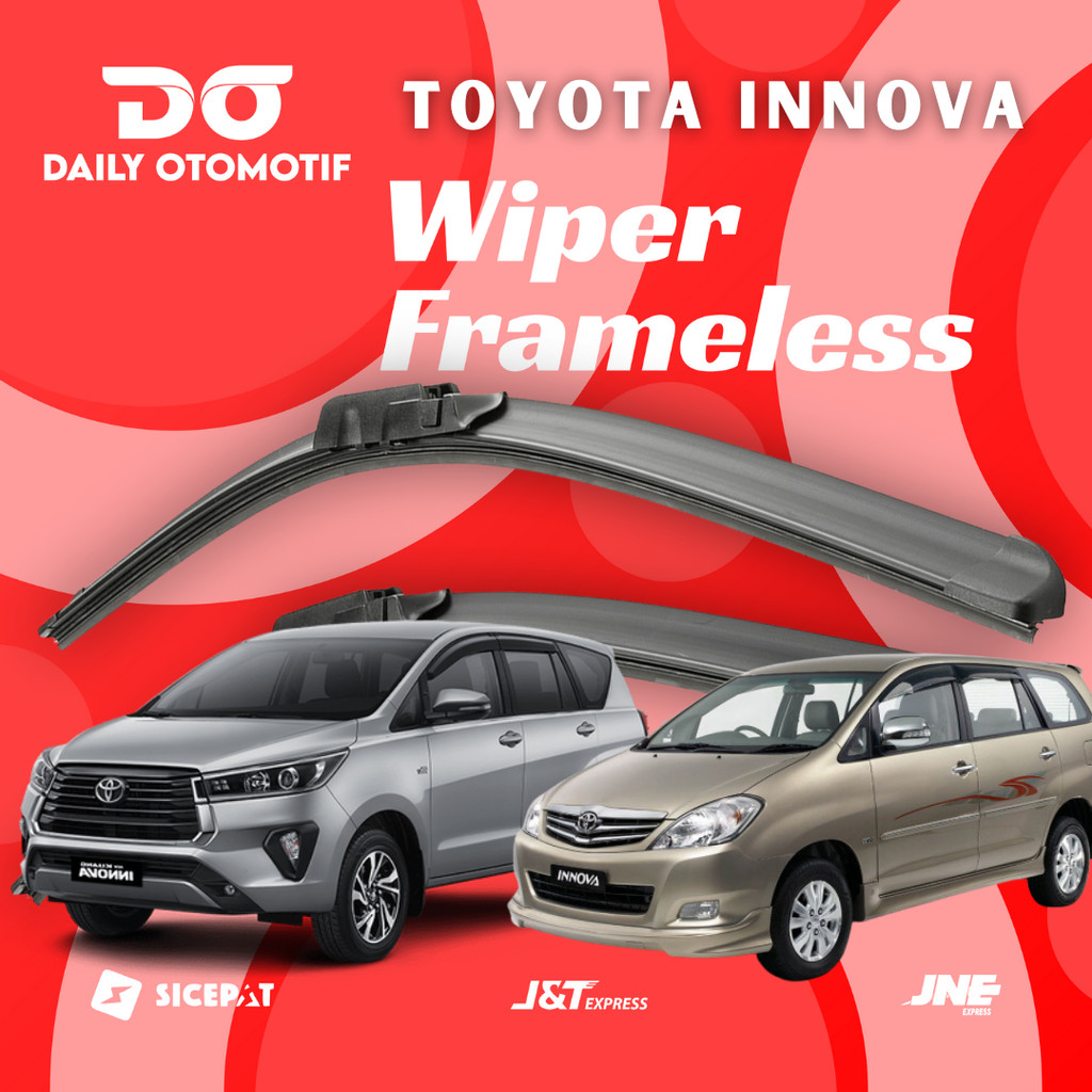 Jual Wiper Kaca Depan Toyota Kijang Innova / All New Innova / Reborn / Zenix / Venturer ...