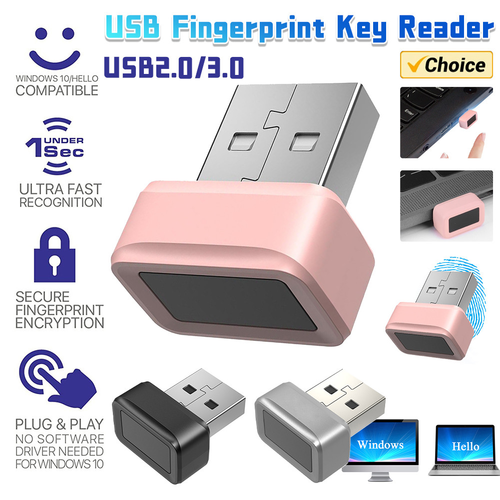 Jual USB Fingerprint Key Reader Biometric Fingerprint Scanner Windows ...