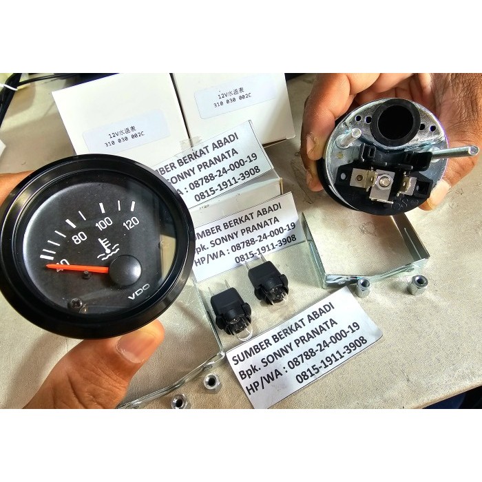 Jual VDO 310 030 002C WATER TEMPERATURE 310030002C INDICATOR OIL GAUGE 310-030-002C GAUGE ...