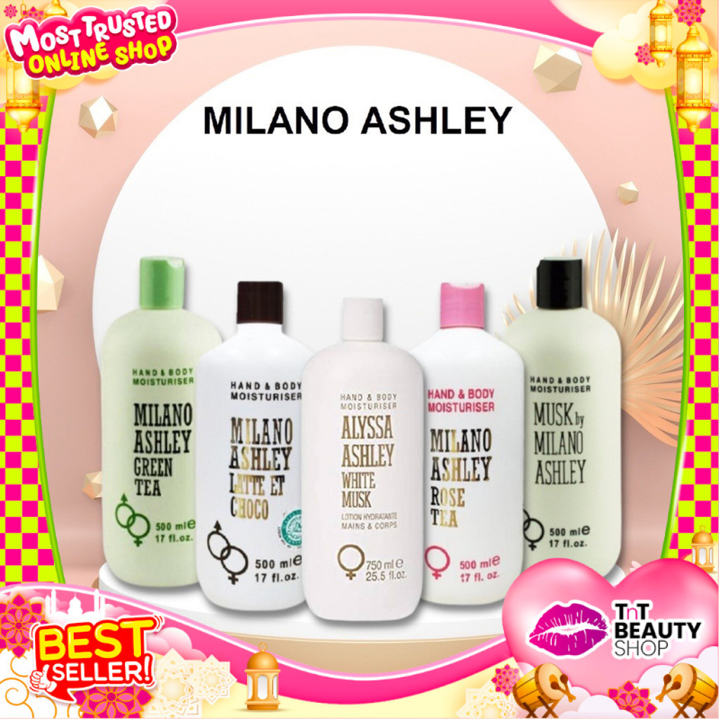 Jual MILANO ASHLEY Hand & Body Lotion Moisturiser - 150ml - 300ml ...