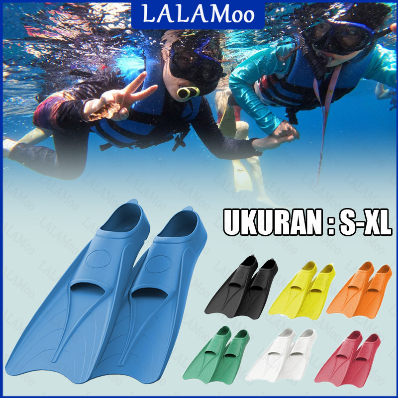 Jual Kaki Katak Diving Fin Sepatu Renang Dewasa Snorkeling S-XL Tidak ...