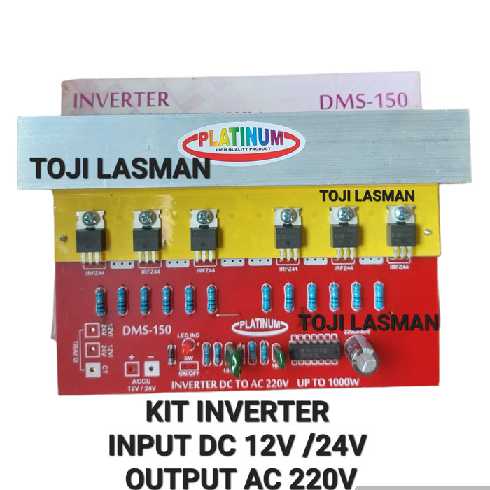 Jual BSM kit pcb inverter dc 12v 24v to ac 220v 12 24 220 v volt ac dc inverter | Shopee Indonesia