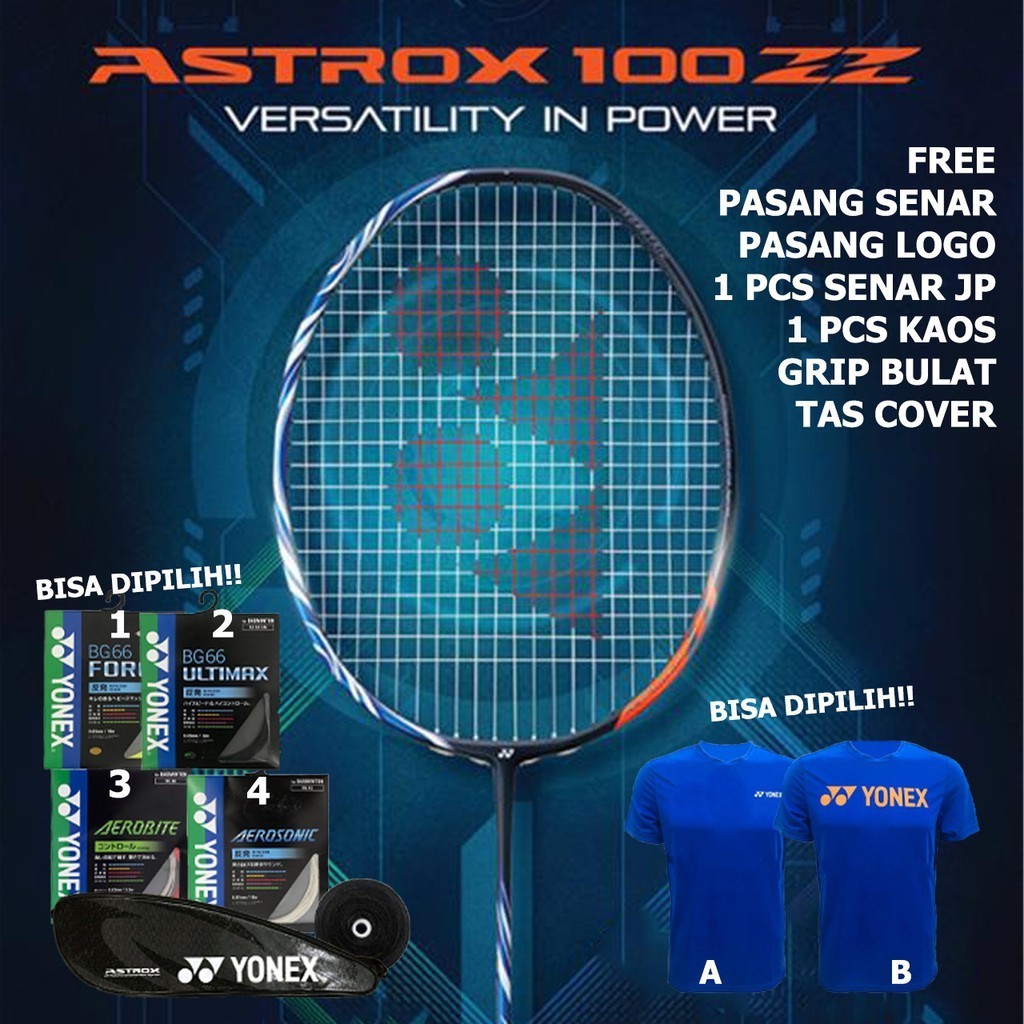 Jual Yonex Astrox 100 Zz Astrox 100Zz Raket Badminton Original | Shopee Indonesia