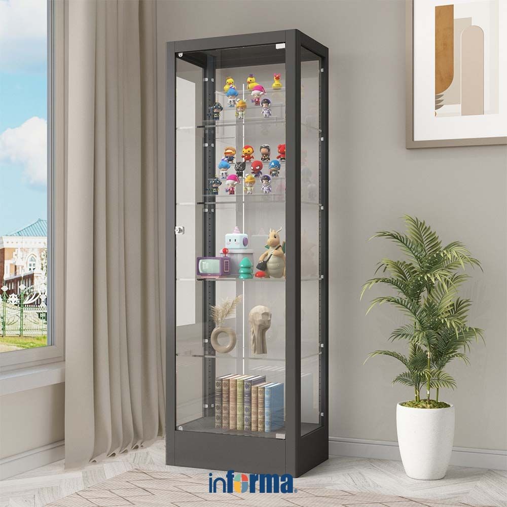 Jual Informa Stark Curio Rak Pajang 5 Tingkat - Hitam Display Cabinet ...