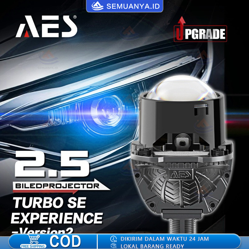 Jual PROJECTOR BILED AES TURBO SE EXPERIENCE V2 VERSION2 2.5in 60watt ...