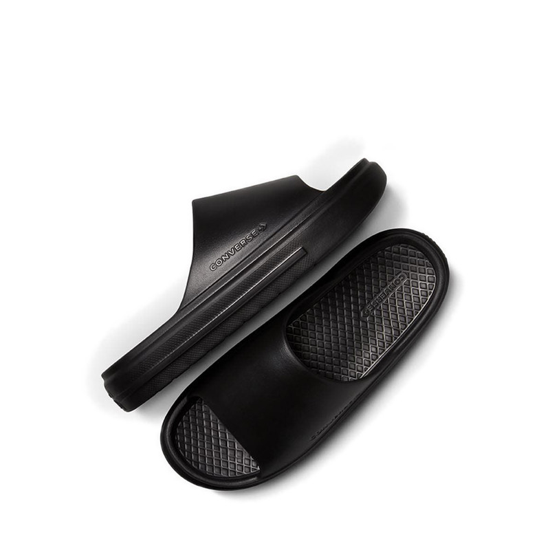Jual Converse Essential Slide Unisex Sandal - Black/Black/Black ...