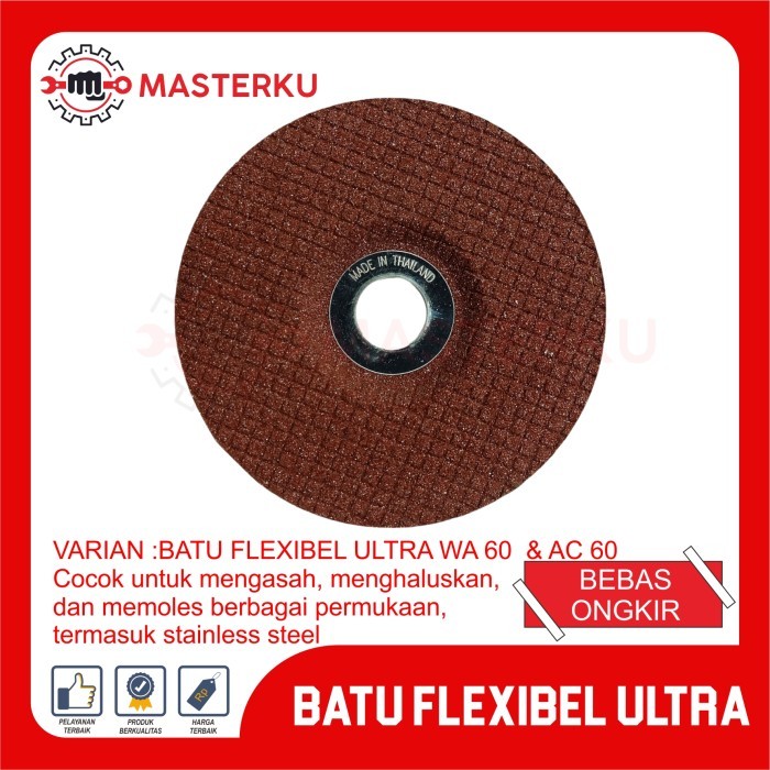 Jual BATU FLEXIBEL ULTRA WA 60 & AC 60 / ULTRAFLEX BATU GERINDA ...