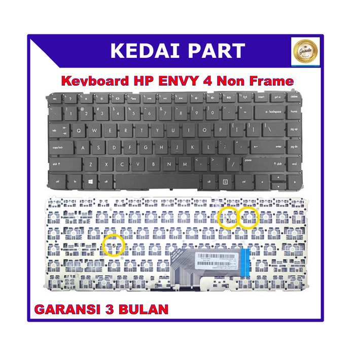 Jual KEYBOARD HP ENVY 4-1000 4-1100 4-1200 4-1004TX 6-1000 NON FRAME | Shopee Indonesia
