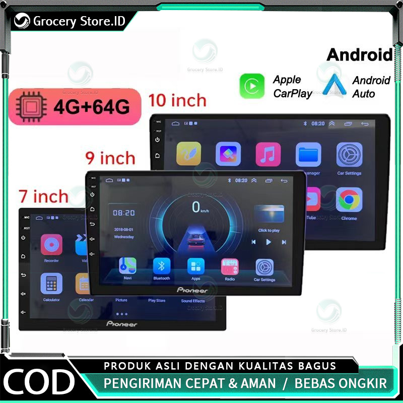 Jual Mesin Android Mobil Pioneer 7/9/10/inci 2+32 4+64 Layar IPS ...