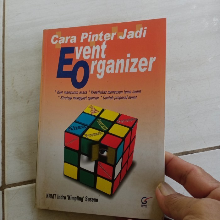 Jual CARA PINTER JADI EVENT ORGANIZER-KRMT INDRA KIMPLING SUSENO-G3 ...
