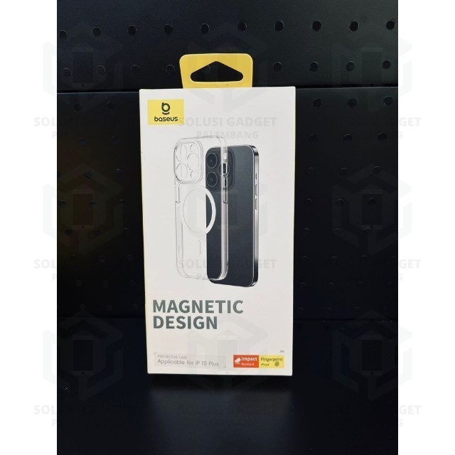 Jual BASEUS CASE BENING IP 15 PLUS LUCENT MAGNETIC | Shopee Indonesia