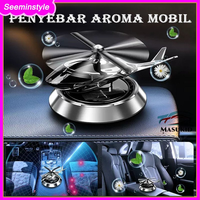 Jual Mobil Ornamen Energi Surya Pesawat Terbang Helikopter Aromaterapi ...