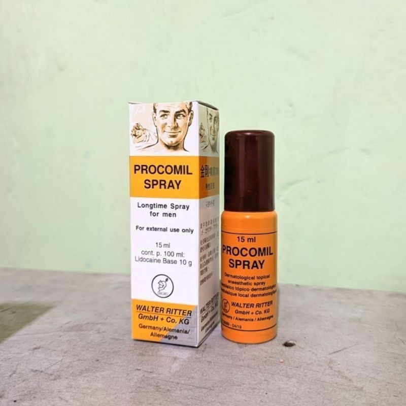 Jual ( 100% ORIGINAL ) OBAT-SEMPROT PRIA/PROCOMIL SPRAY ASLI ISI 15 ML ...