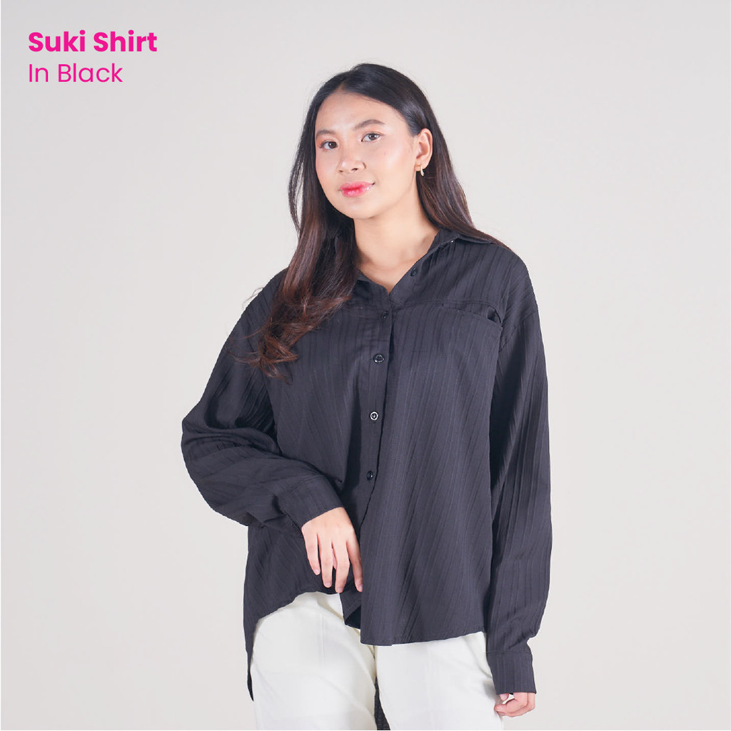 Jual HAICLO - Suki Shirt - Kemeja Wanita Lengan Panjang - Basic Atasan ...