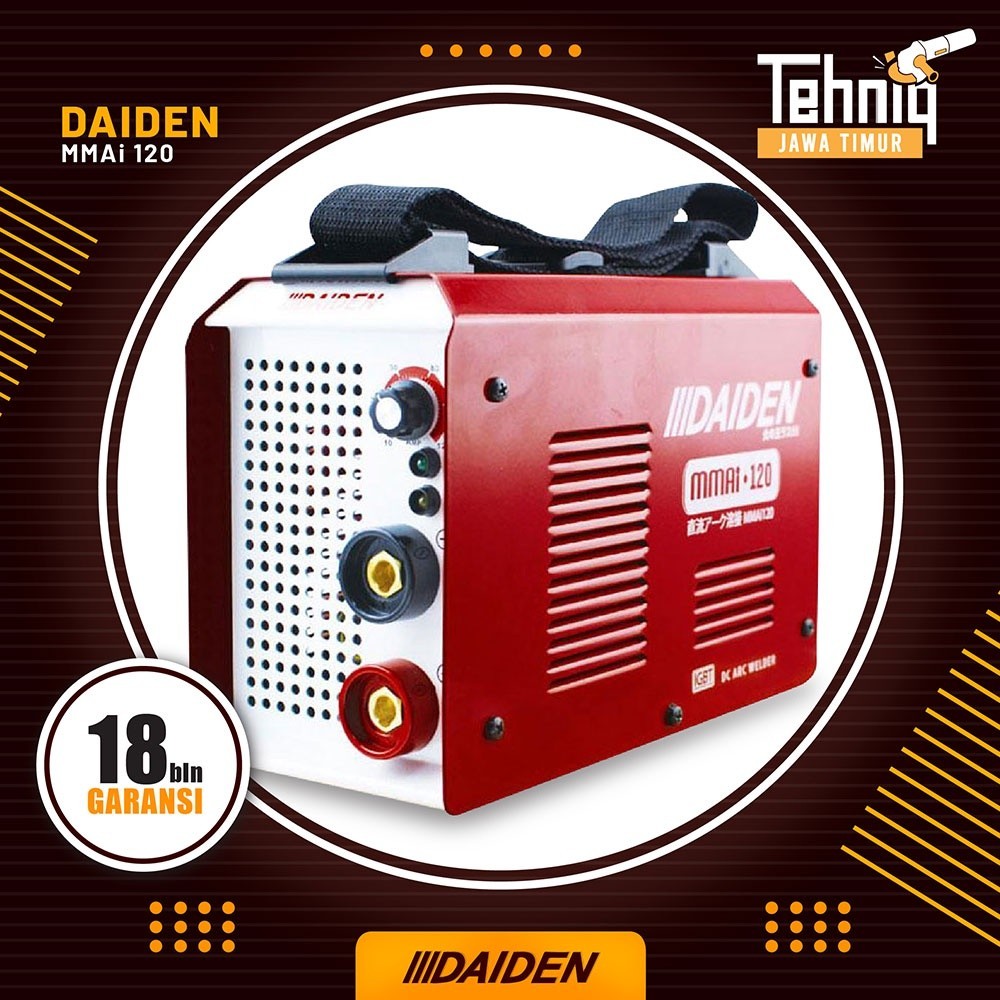 Jual Mesin Las Listrik / Trafo Las 900 Watt DAIDEN MMAi 120 Welding Machine Inverter | Shopee ...