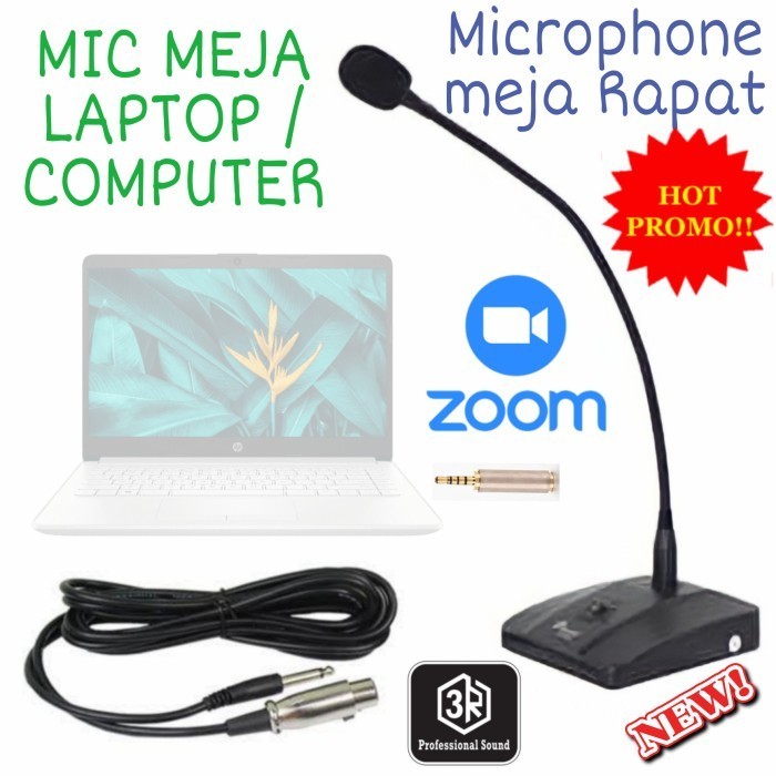 Jual Mic Meja Professional Sound 3R GOOSENECK Connect Laptop,Computer ...