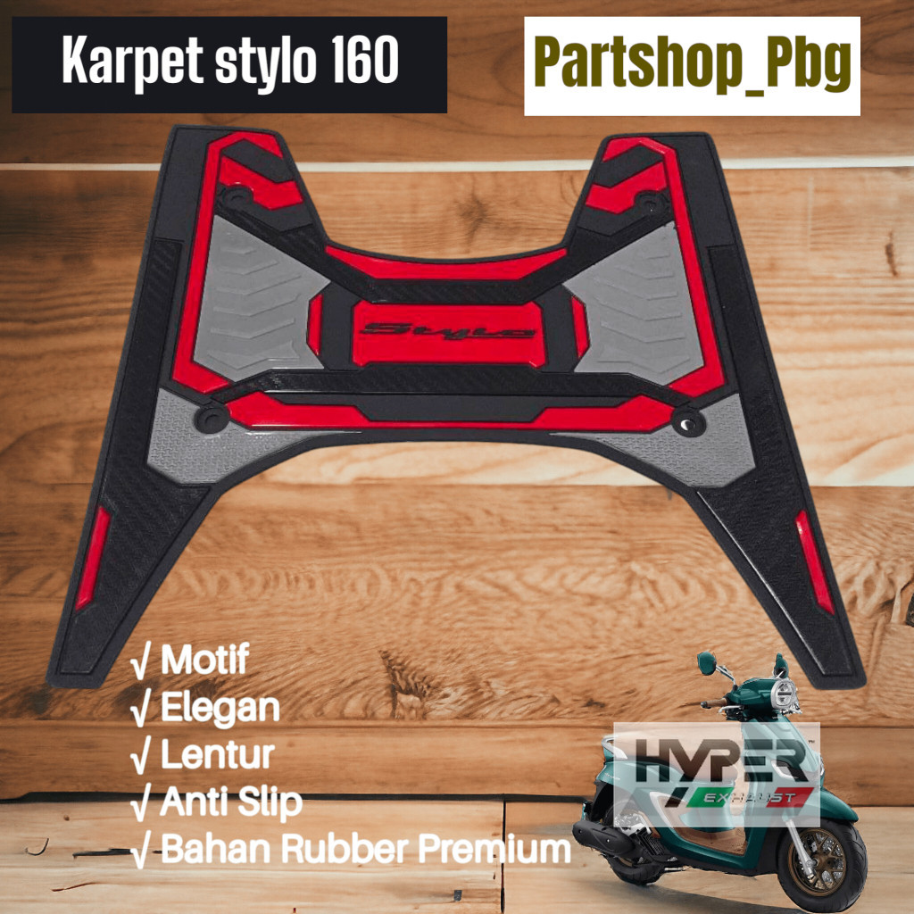 Jual honda stylo 160 variasi aksesoris karpet Motor Stylo 160 premium ...