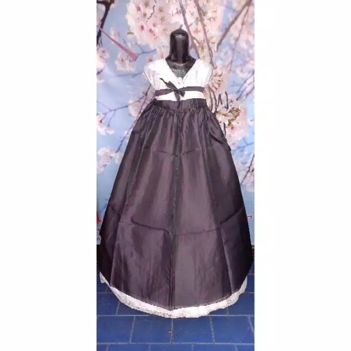 Jual CHIMA WARNA MILIH HANBOK KOREA JEOGORI COSTUME KOSTUM ADAT ...